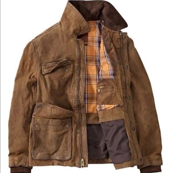 Timberland | Jackets & Coats | Mens Tenon 0real Waxed Cow Leather Field ...
